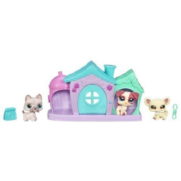 Toys | Littlest Pet Shop Puppies Mini Playset With 3 Exclusive Pets By ...